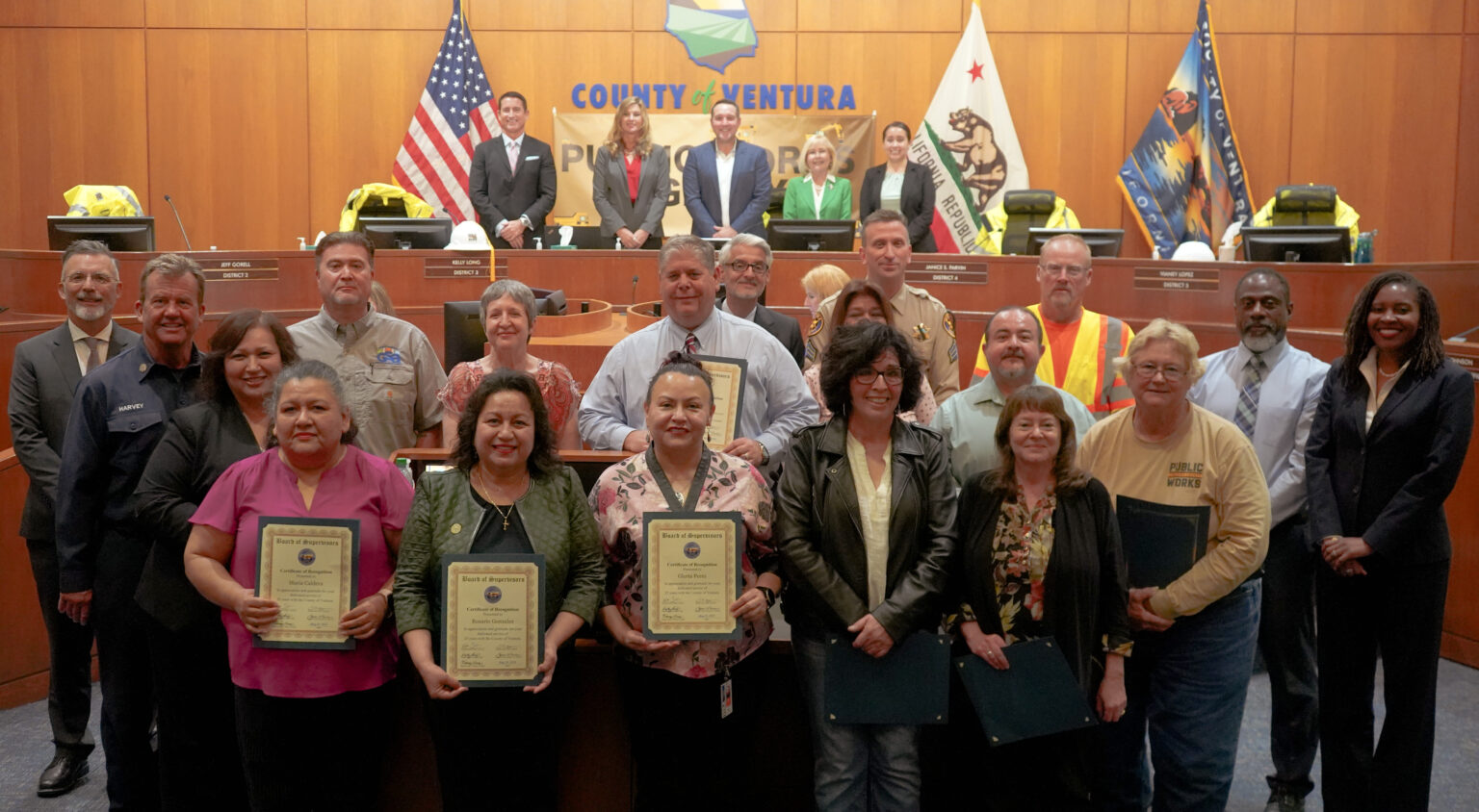 Board of Supervisors celebrate County employees with 25 years or more ...