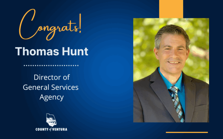 Thomas Hunt appointed director of the General Services Agency – Ventura ...