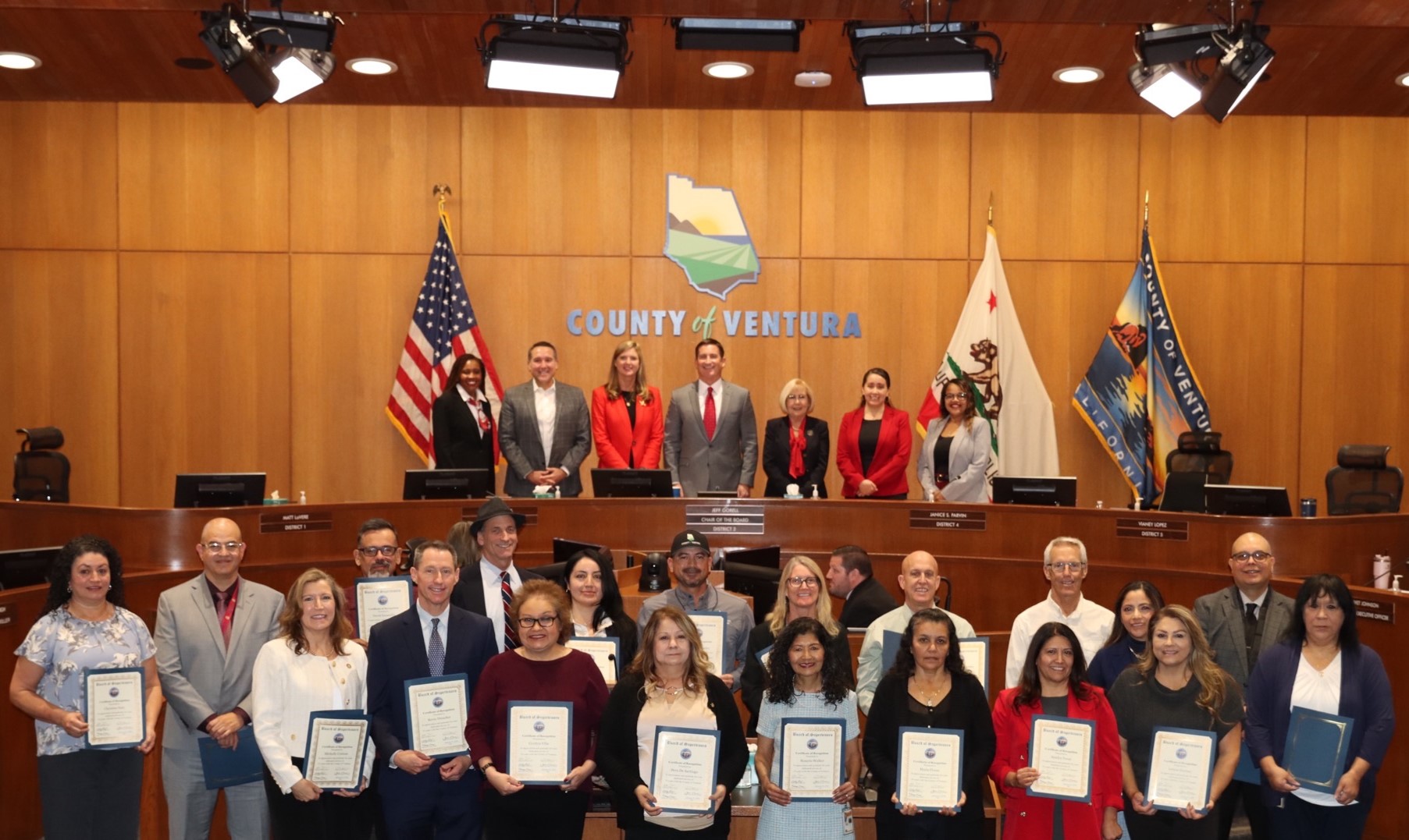 Ventura County Board of Supervisors honor long-serving employees at ...